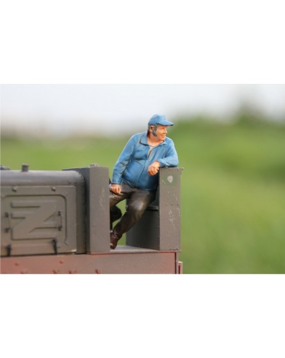 Lokführer mit Kappe, Maßstab 1:32 - --> Figuren 1.32 - Spur 1f Feldbahn - Spur 1 - Produkte